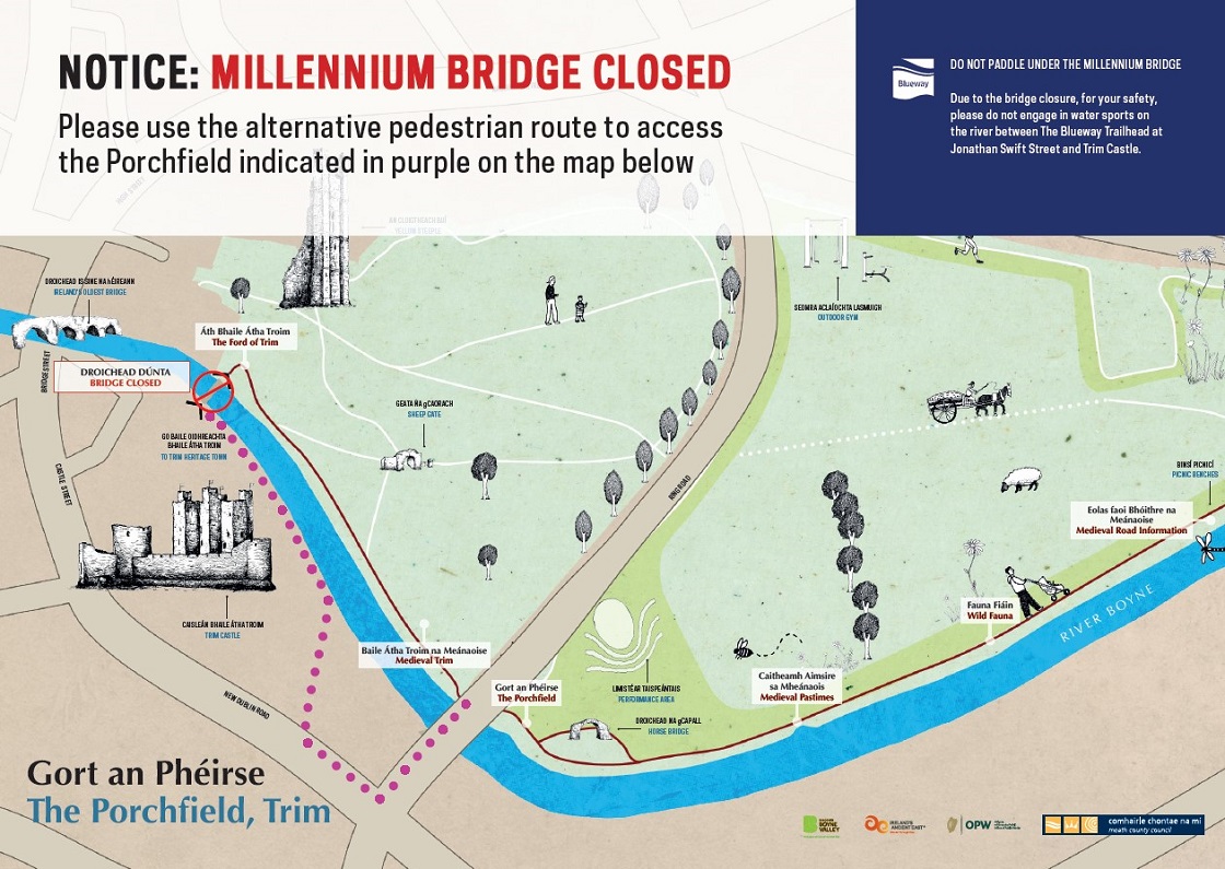 Trim Porchfield and River Walk | Discover Boyne Valley Meath, Ireland